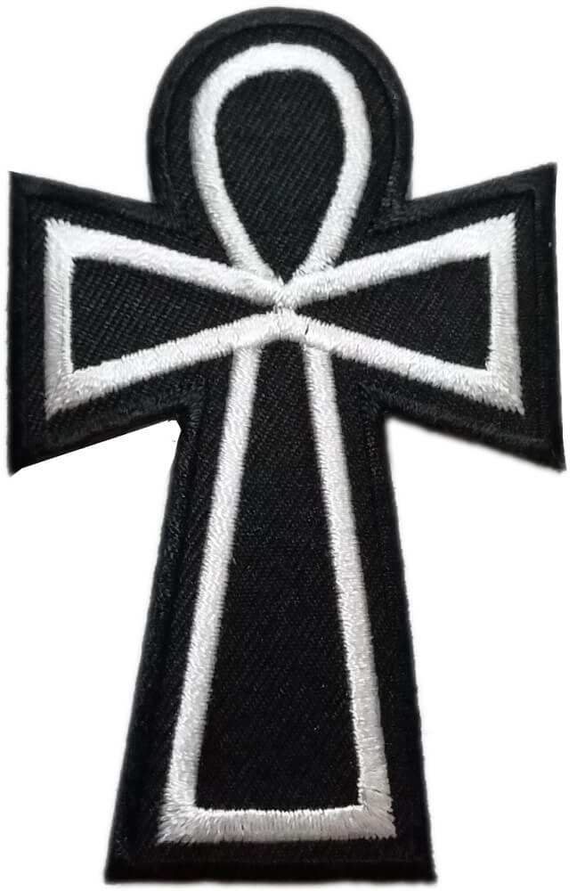 Ankh embrodered patch – Rock Town Hollywood