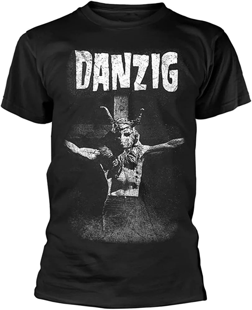 Danzig Skullman on Cross T-shirt – Rock Town Hollywood