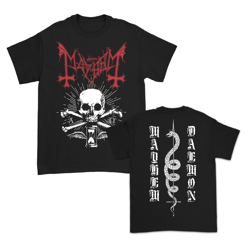 Mayhem Skull Snake T-shirt (double sided) – Rock Town Hollywood