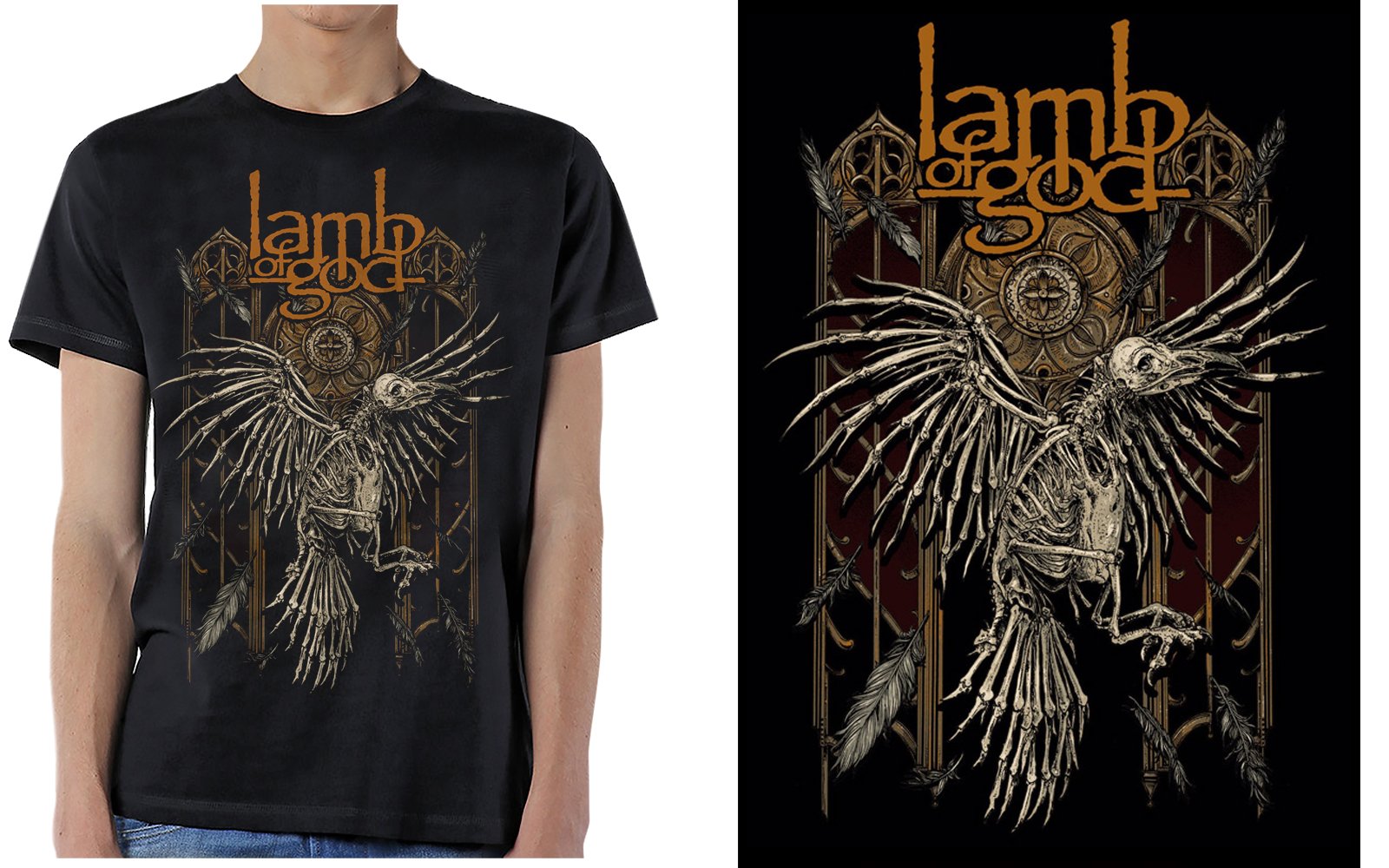 Lamb of God Crow T-shirt – Rock Town Hollywood